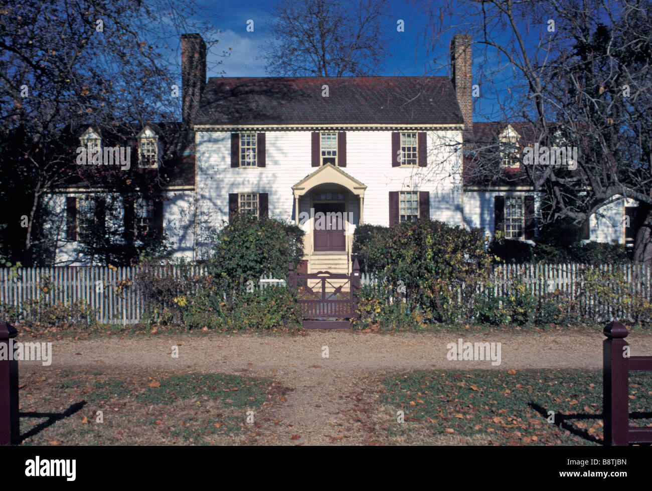 St. George Tucker House Stock Photo - Alamy