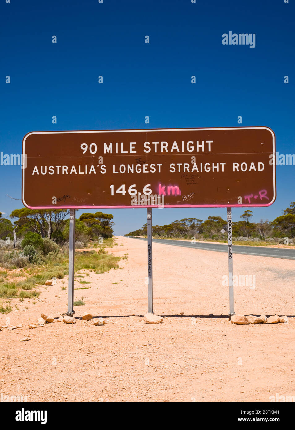 Longest straight road hi-res stock photography and images - Alamy
