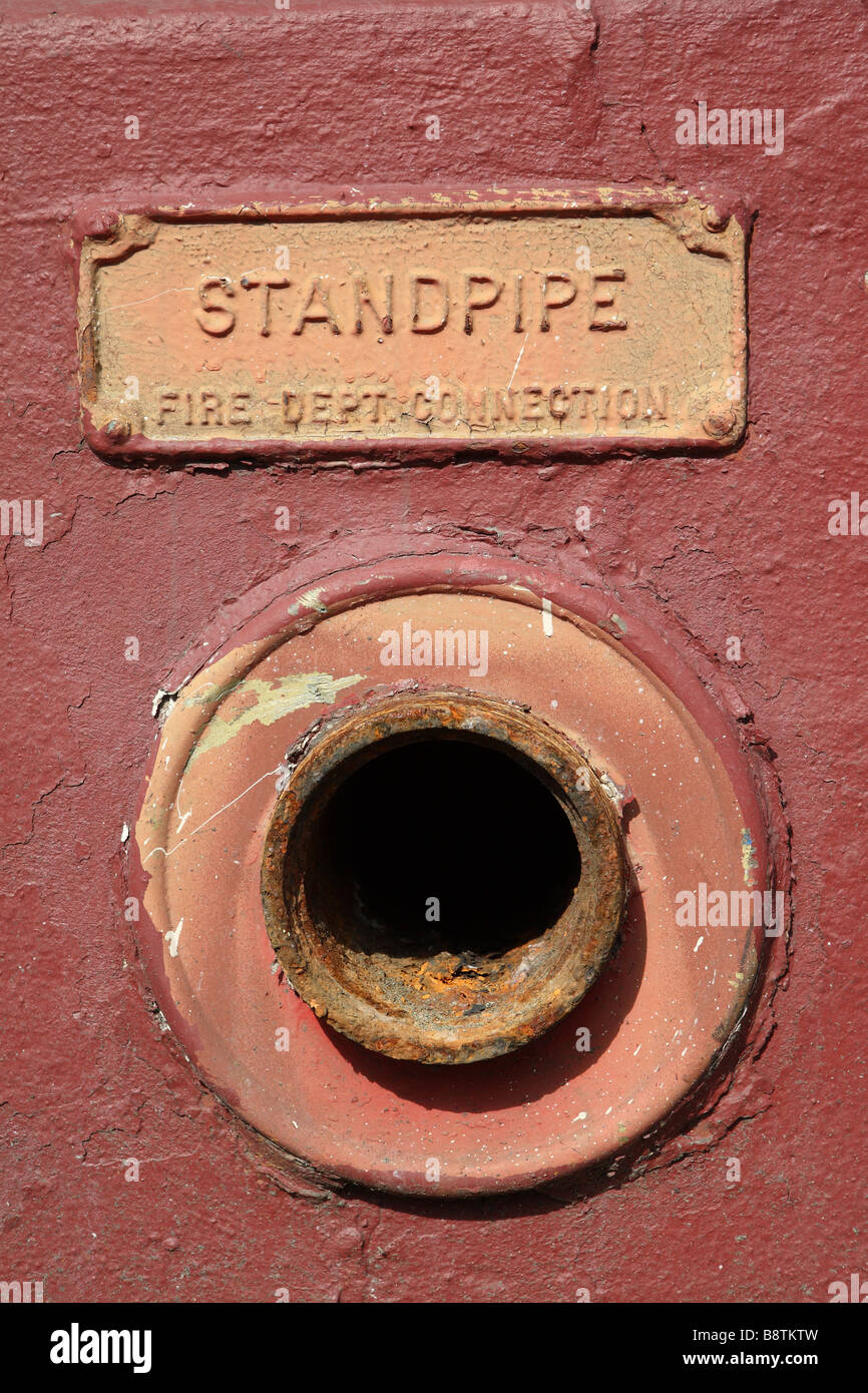 Standpipe - Fire Department Connection Stock Photo - Alamy