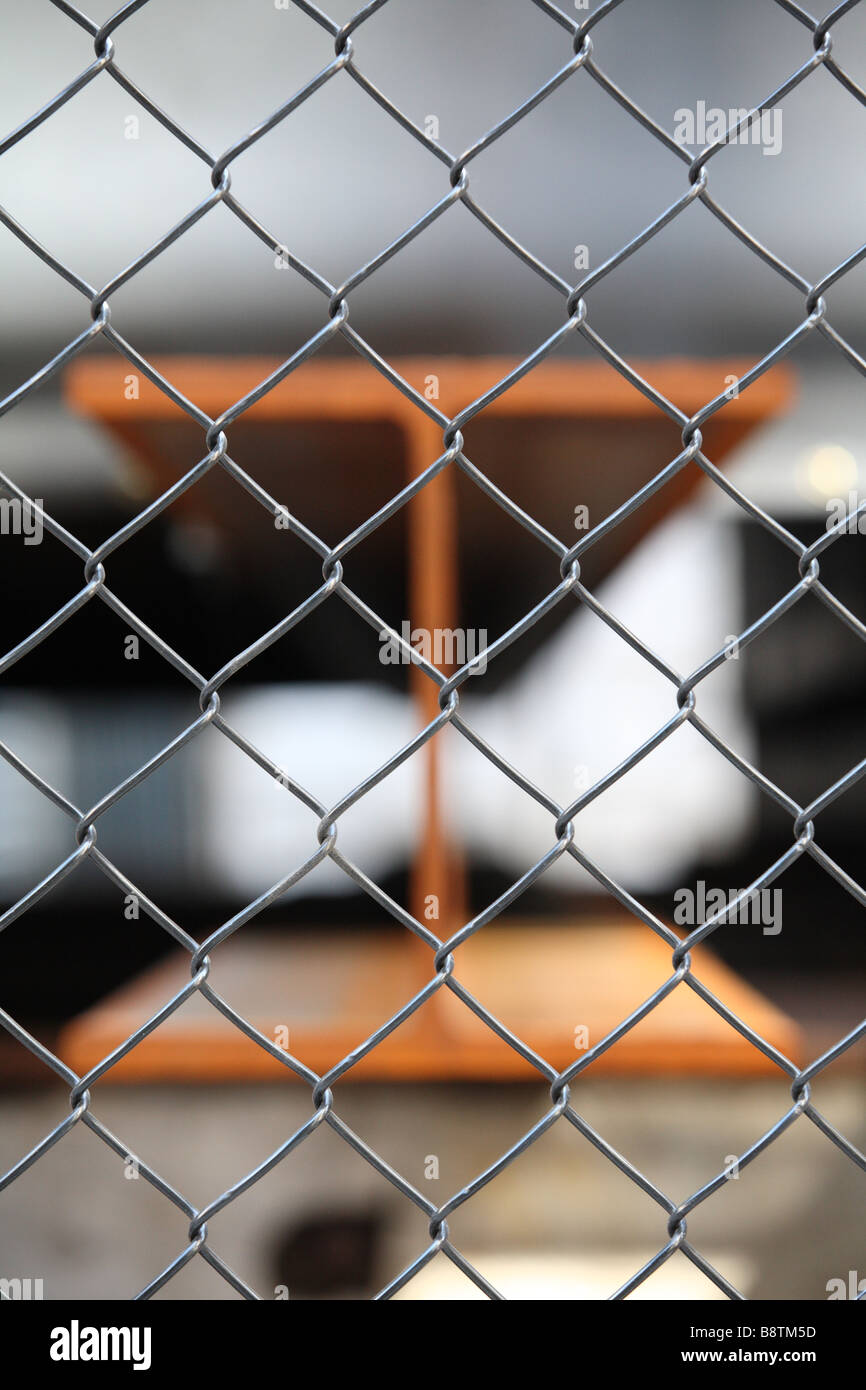 Fence and I-Beam Stock Photo - Alamy