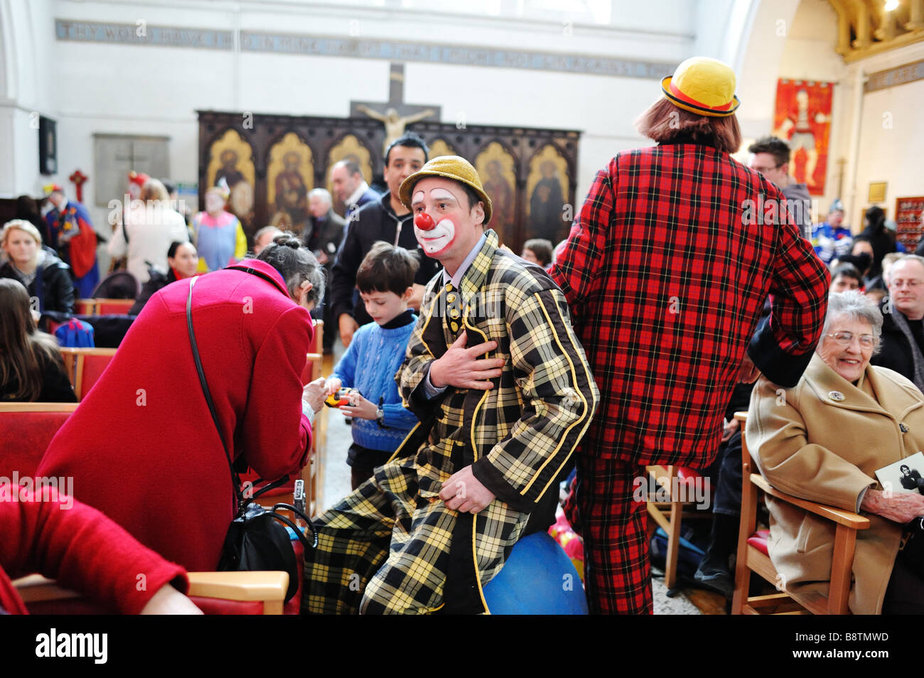 Joseph Grimaldi, Clown Mass, London Stock Photo - Alamy