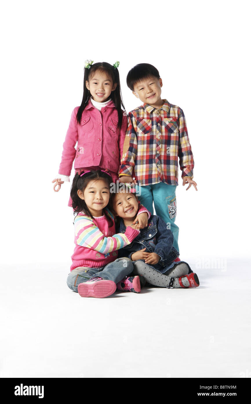 Asian Young Children Stock Photo - Alamy