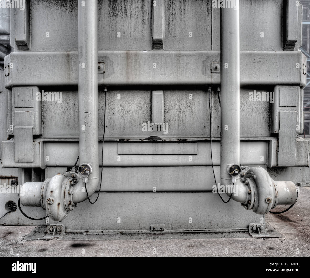 large industrial blower motors Stock Photo - Alamy