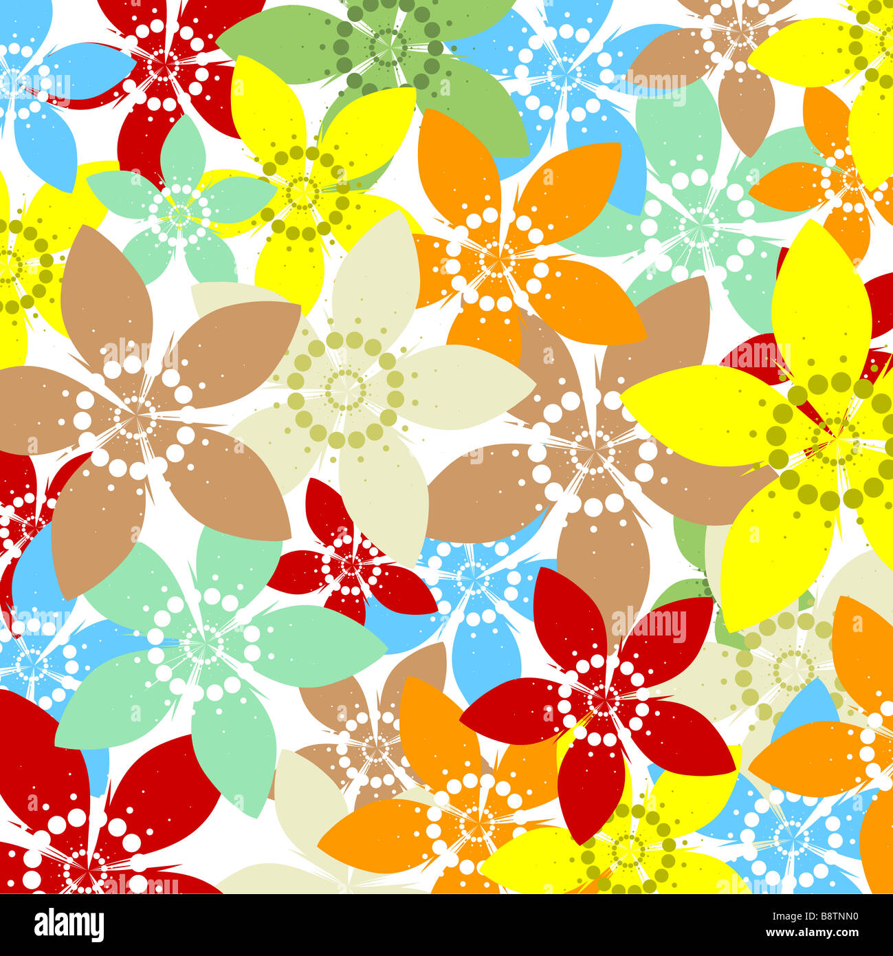 Colourful abstract background of spring flowers Stock Photo - Alamy