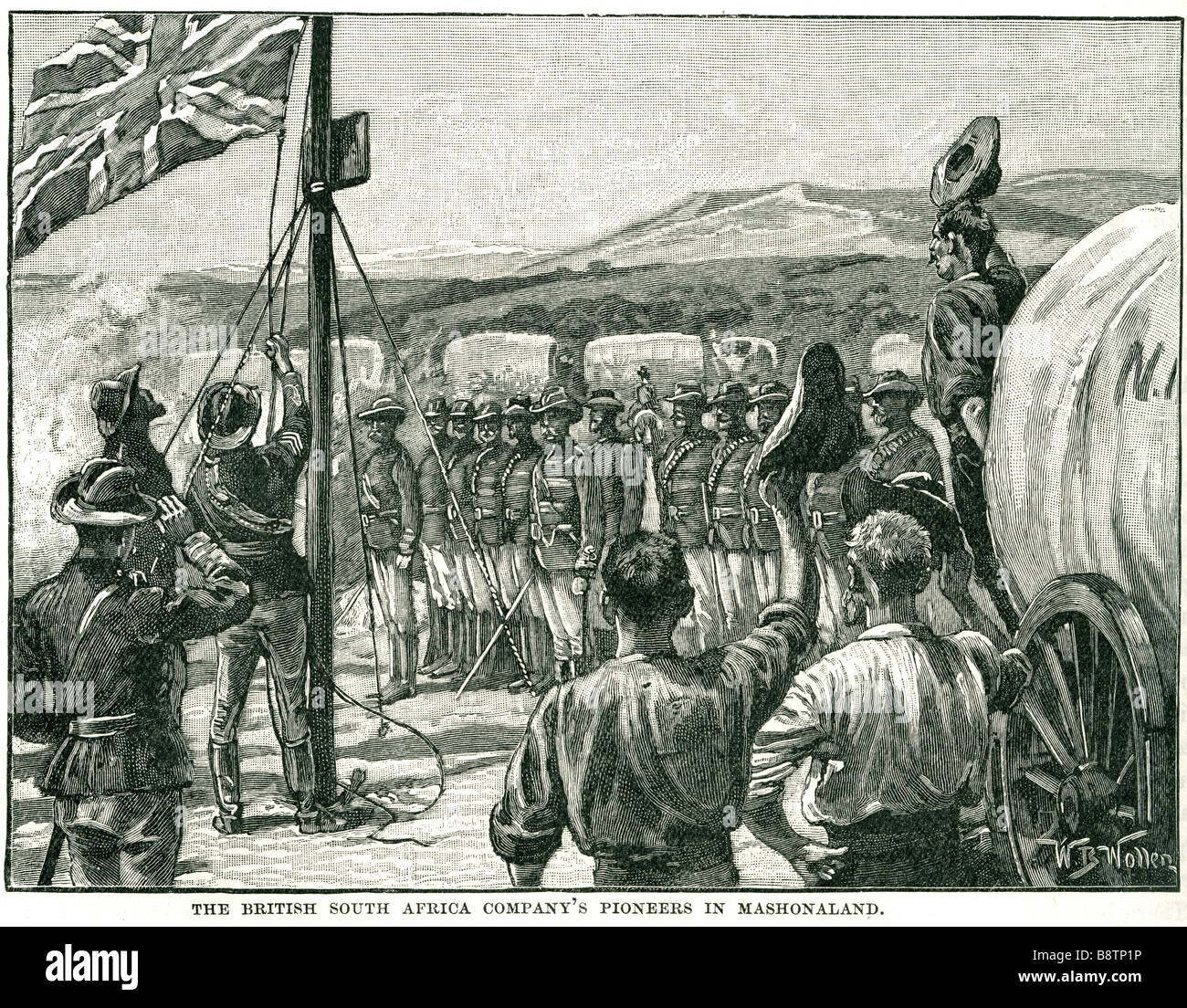 British South Africa company's Pioneer Mashonaland 1890 Column ...