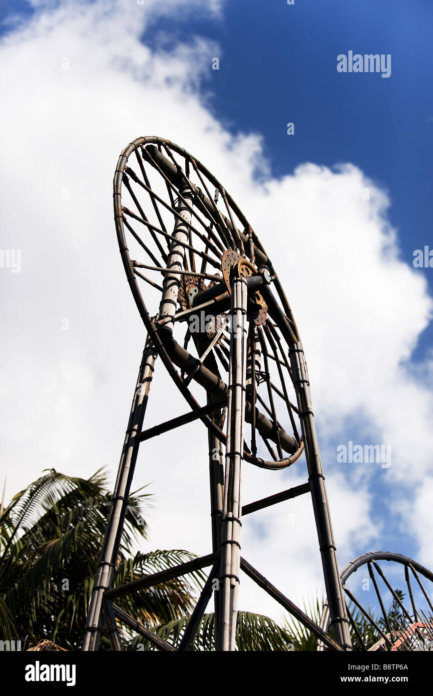 Wooden Wheel structure Stock Photo - Alamy
