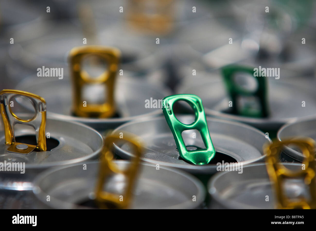 Drinks cans for waste recycling Stock Photo - Alamy
