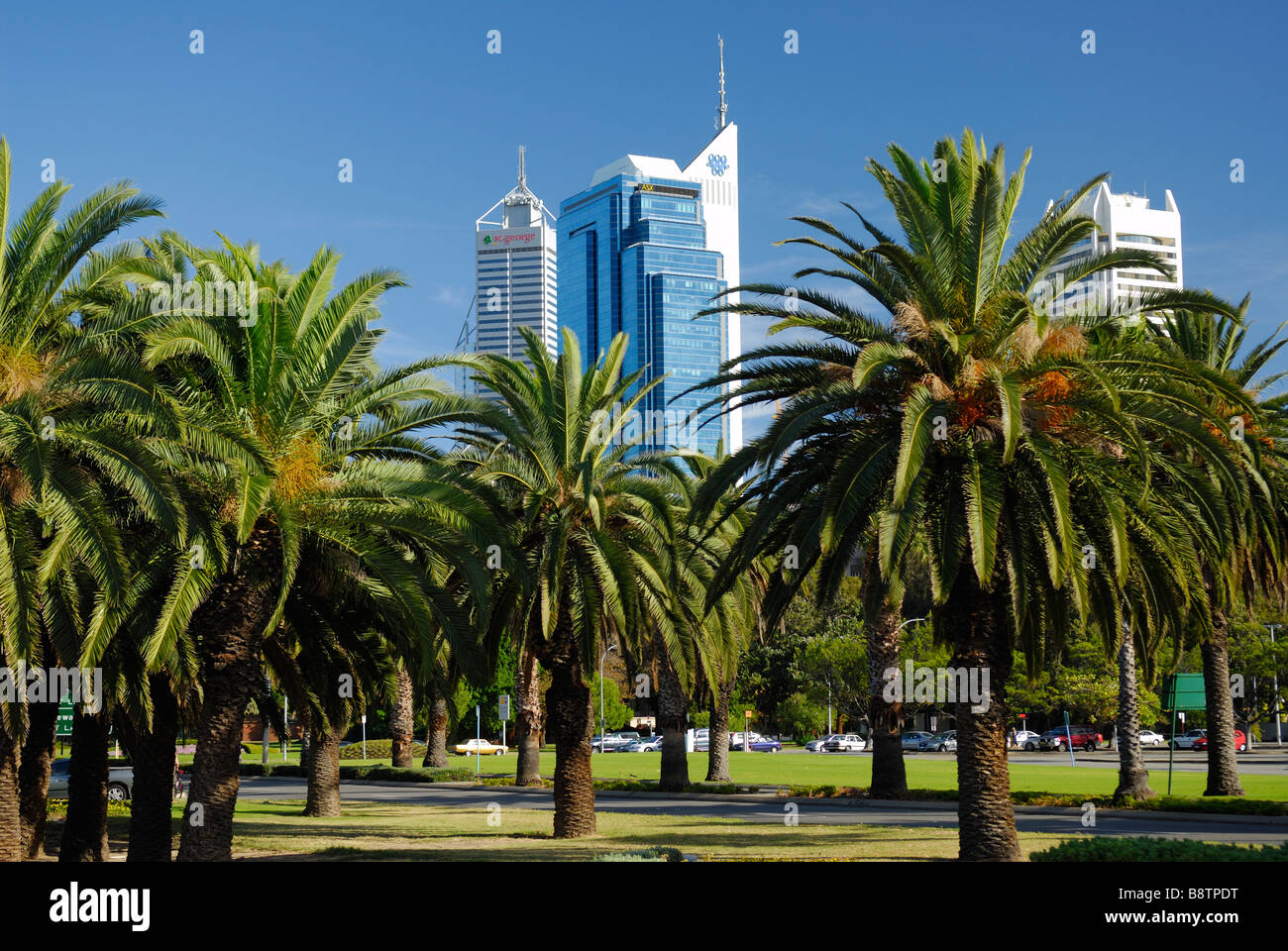 City centre skyline Perth Western Australia Stock Photo - Alamy