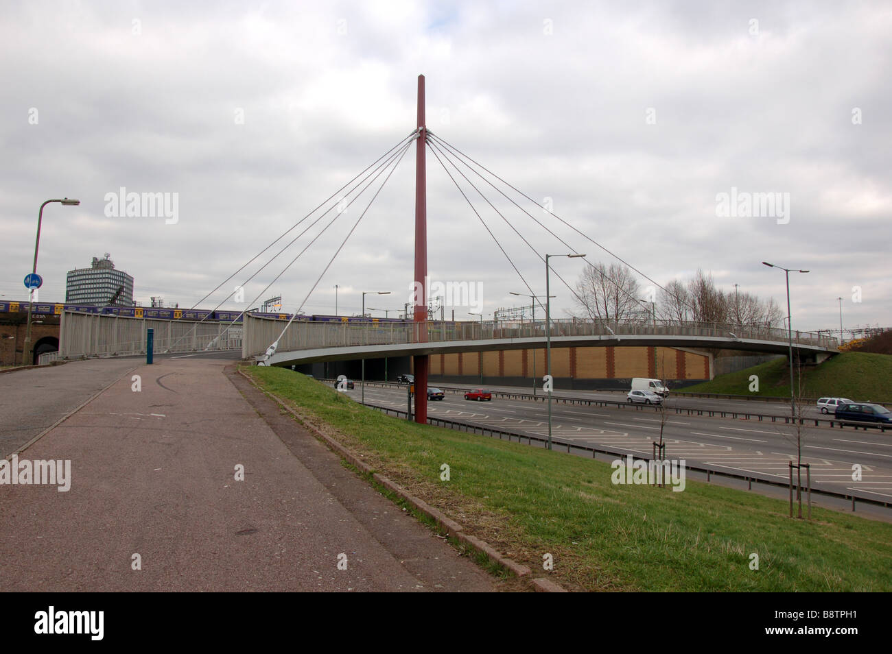A Pedestrian Bridge passing over the North Circular Road at Ace Corner ...