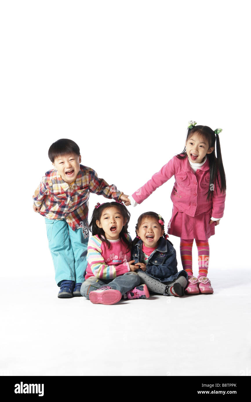 Asian Young Children Stock Photo - Alamy