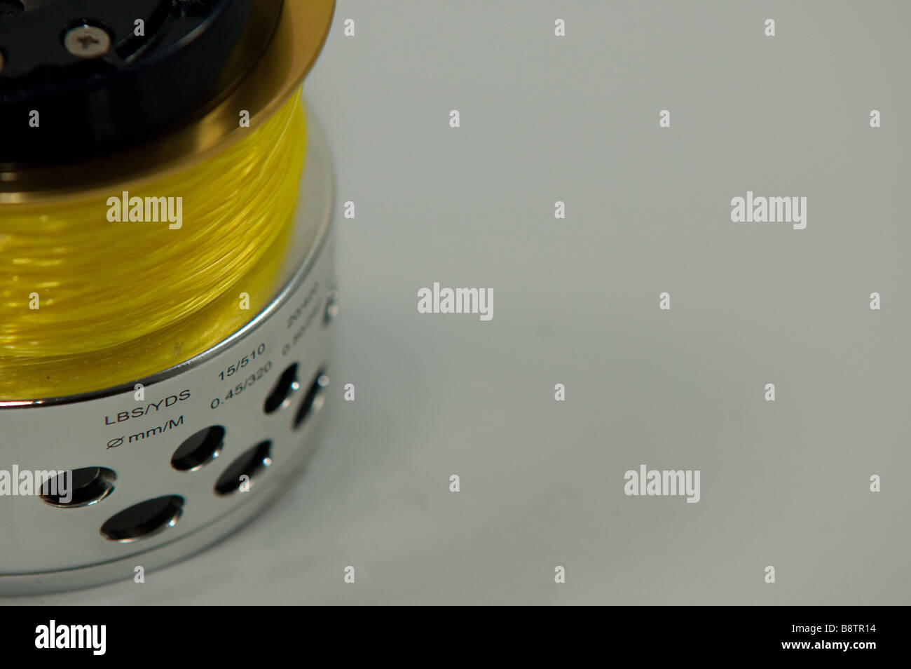 Fishing reel spool in section Stock Photo - Alamy