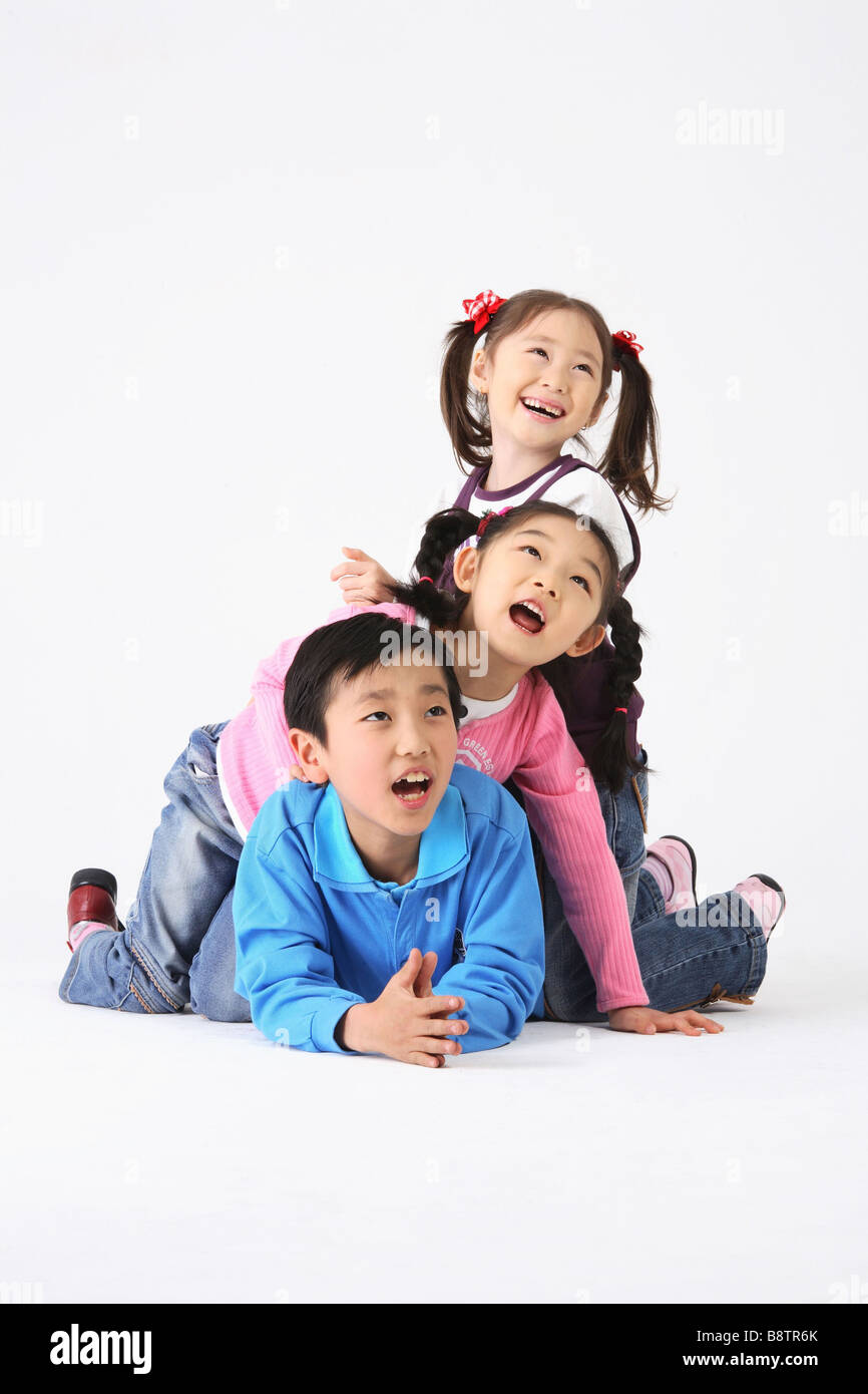 Asian Young Children Stock Photo - Alamy