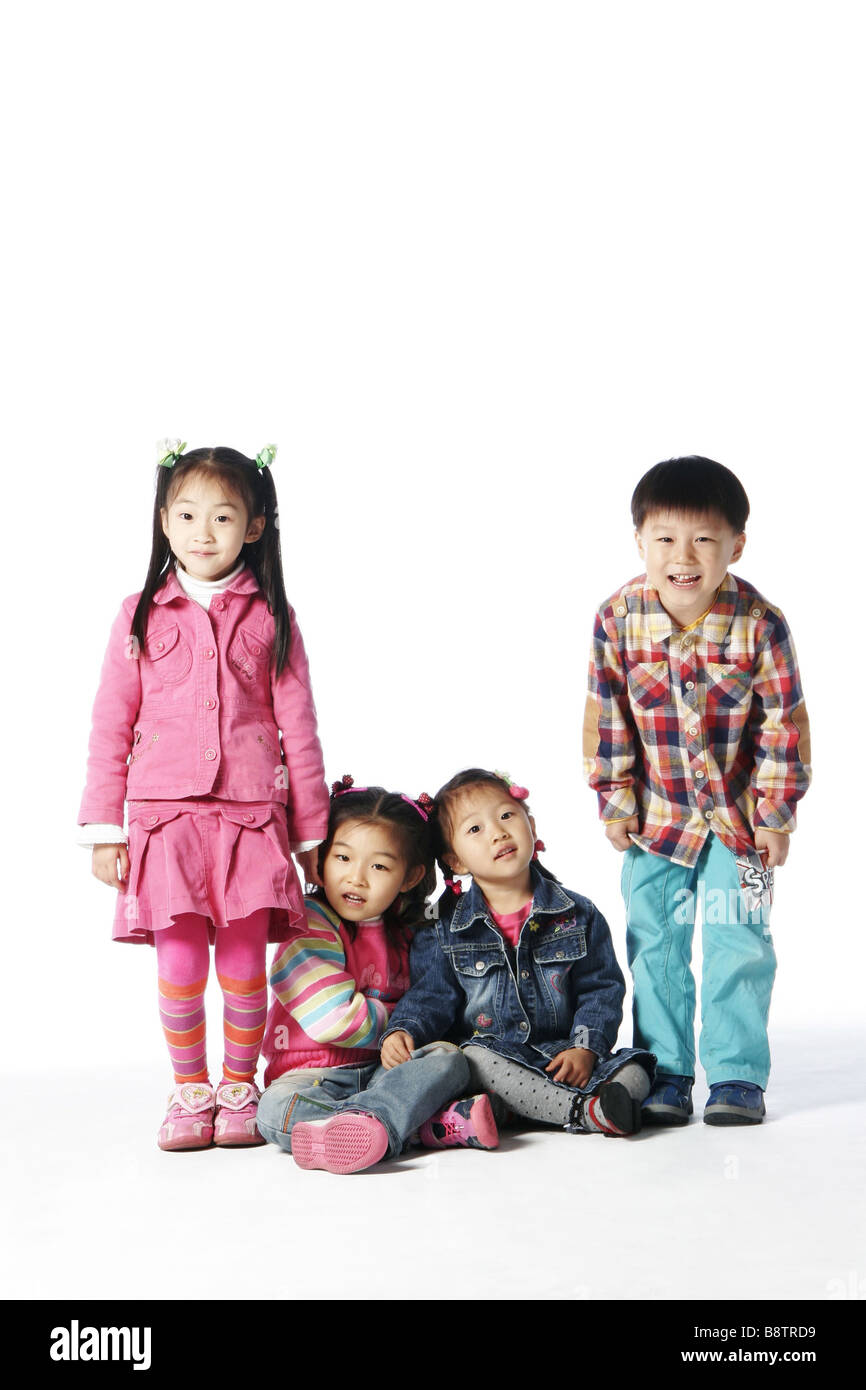 Asian Young Children Stock Photo - Alamy