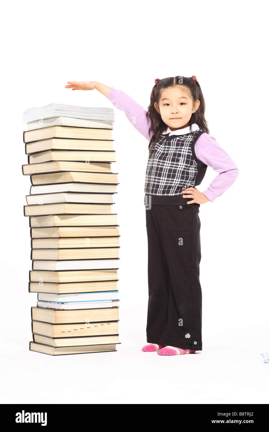 Young Child in Study Stock Photo - Alamy