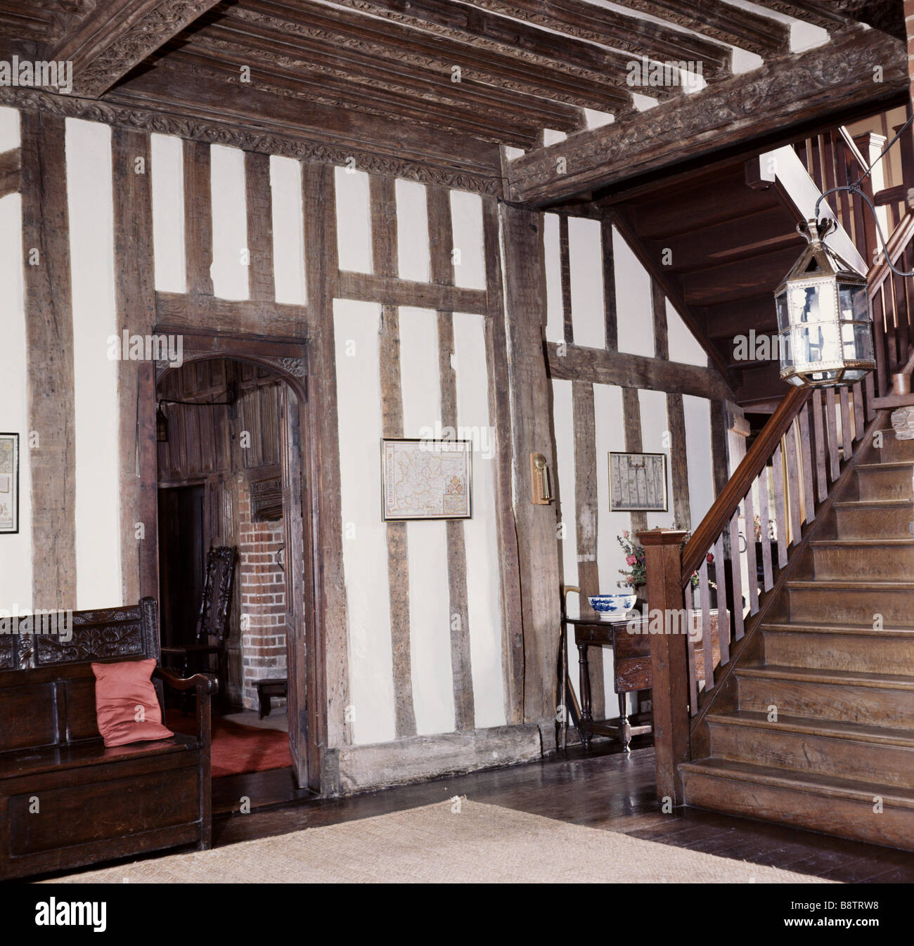 Timber beamed ceiling hi-res stock photography and images - Alamy