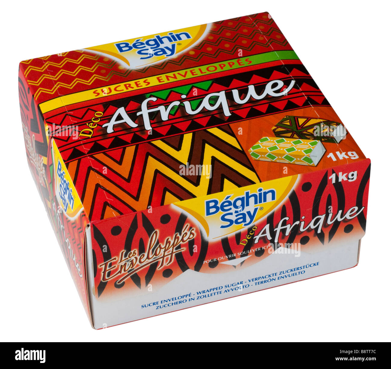 Box sugar cubes design depicting hi-res stock photography and images ...