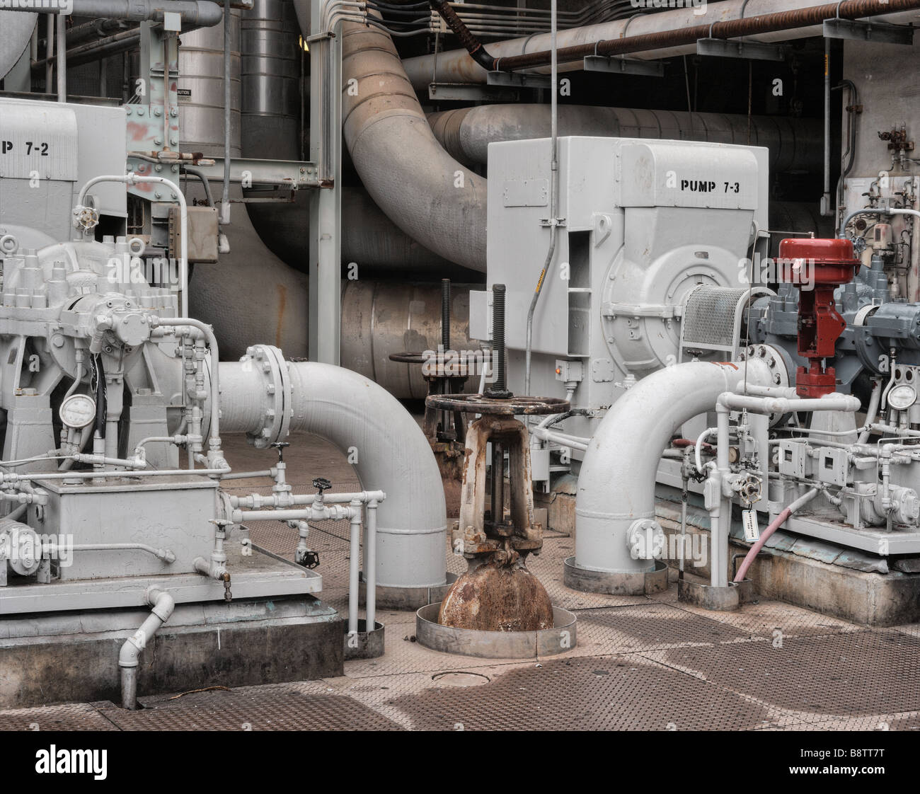 large industrial pump assemblies Stock Photo - Alamy
