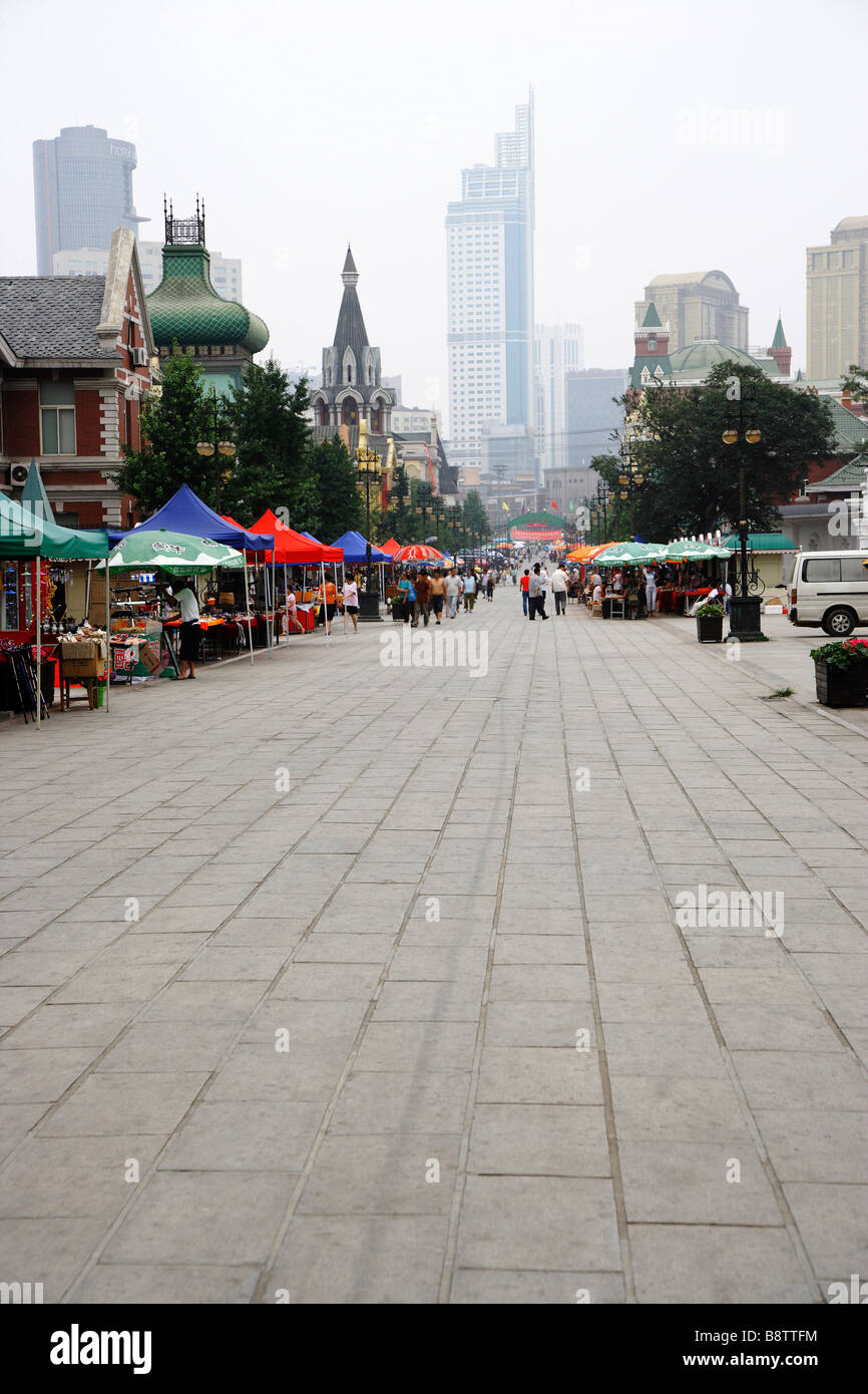 China Liaoning Province Dalian Russian Street Stock Photo - Alamy