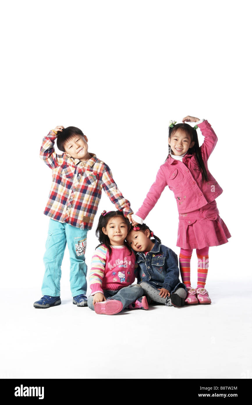 Asian Young Children Stock Photo - Alamy