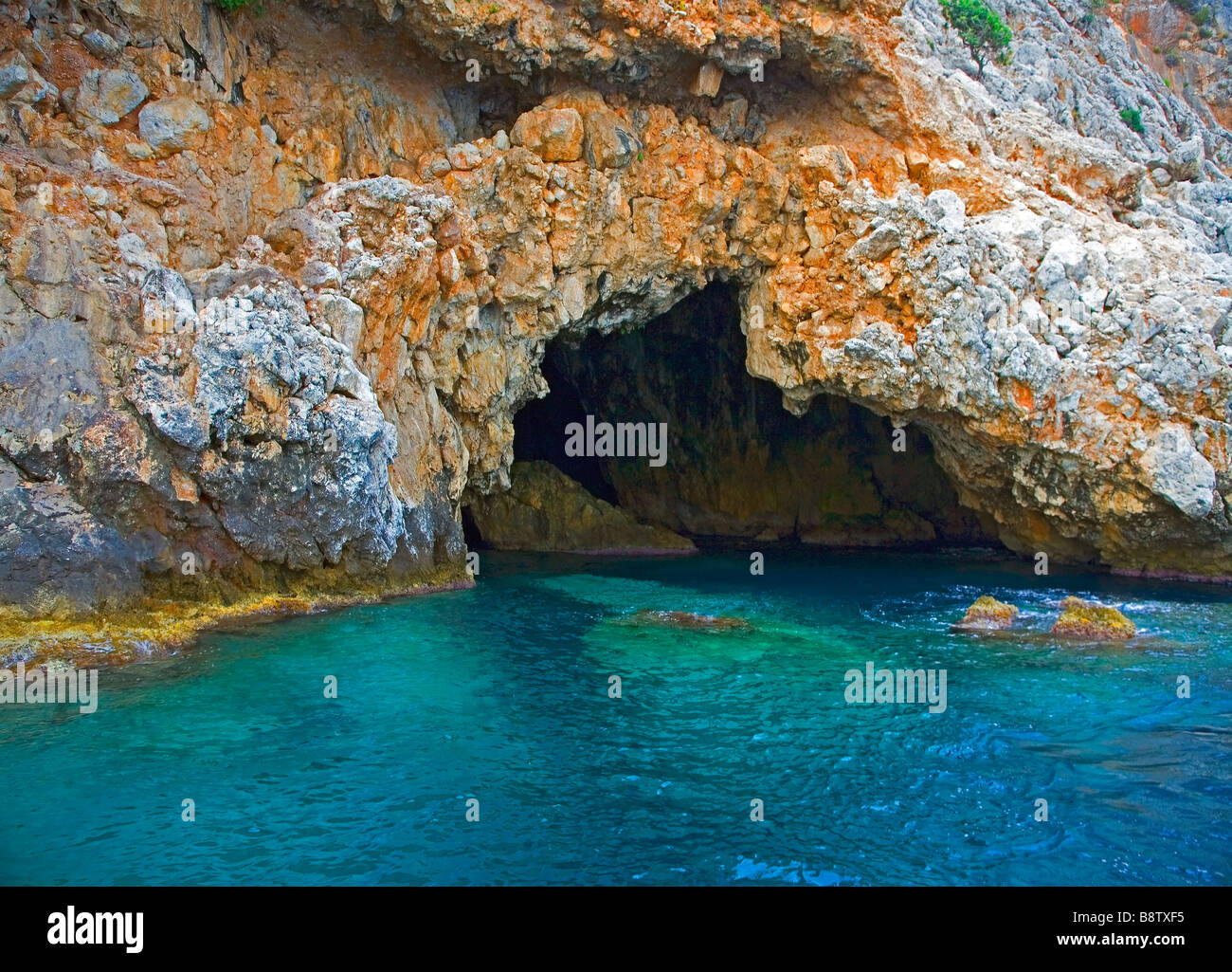 Alanya Phosphorus Cave in Kale Mountain Turkey Stock Photo - Alamy