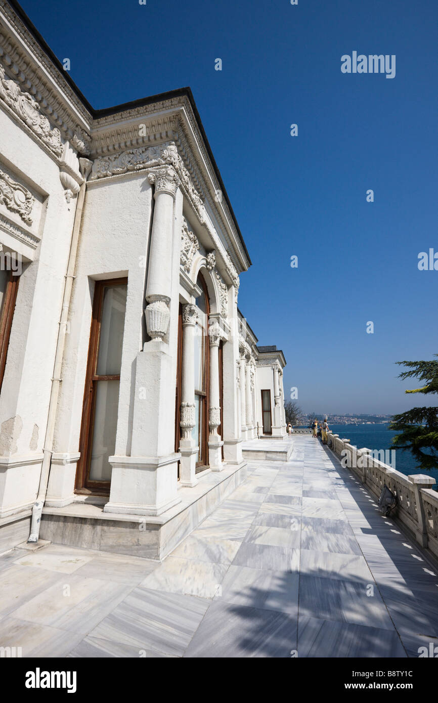 Topkapi Palace Terrace with View of Bosporus Istanbul Turkey Stock ...