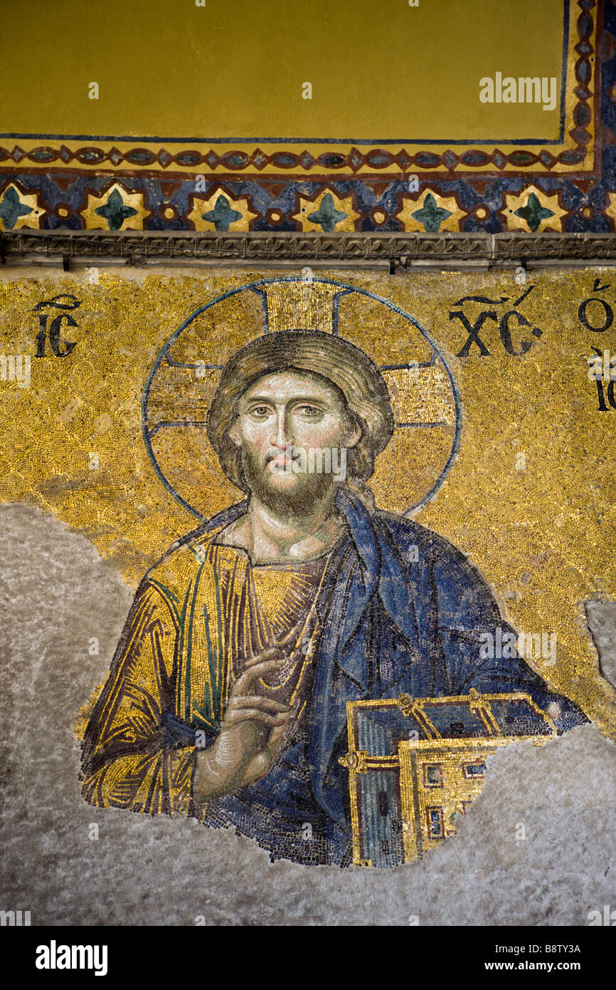 Deesis mosaic hagia sophia istanbul hi-res stock photography and images ...