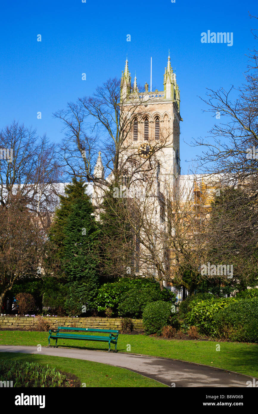 Selby Abbey from The Park Selby North Yorkshire England Stock Photo - Alamy