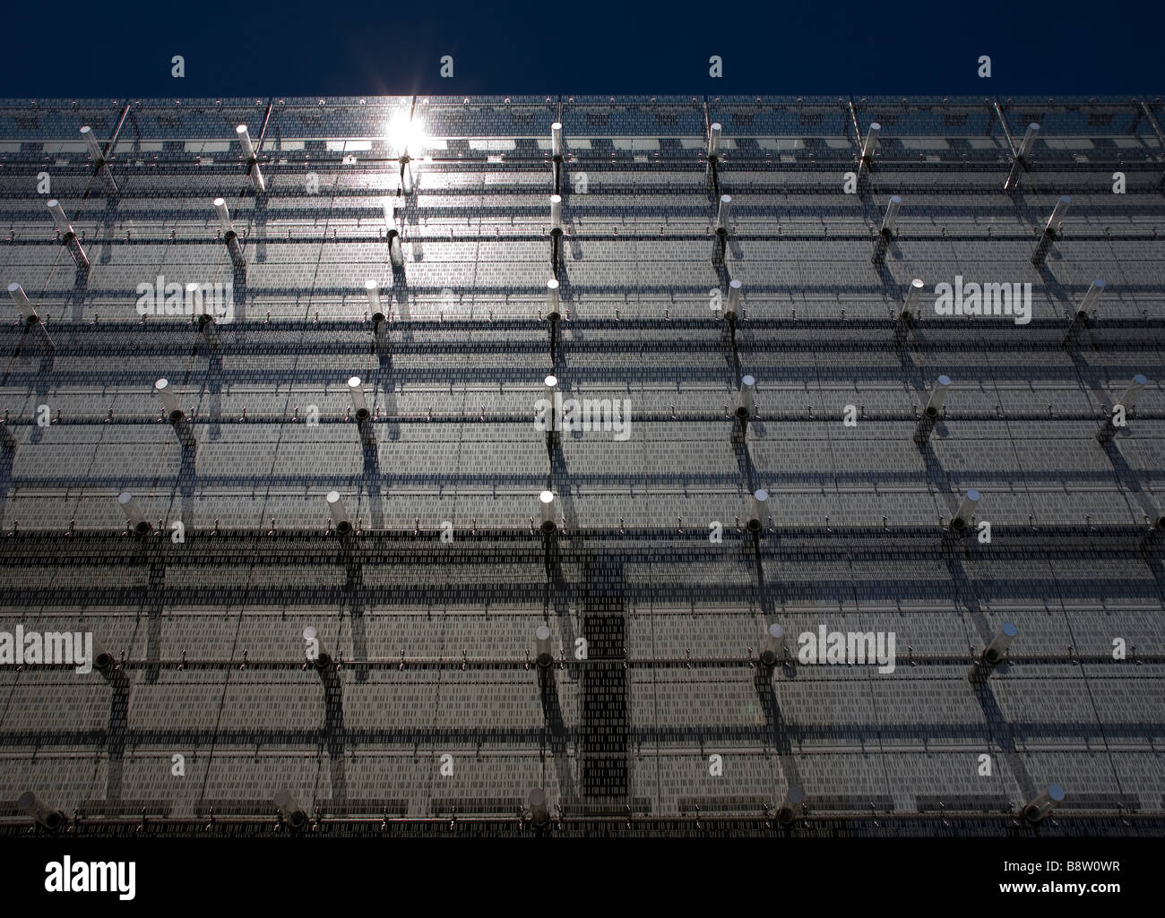 Illusion sun reflection in modern architecture Stock Photo - Alamy