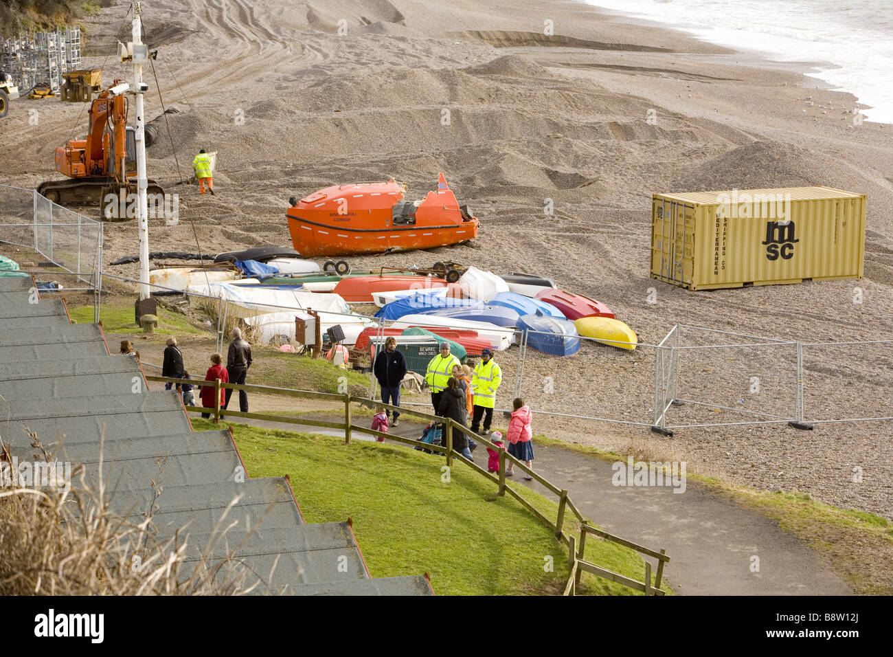 The aftermath of the MSC Napoli shedding its cargo now washed up on the ...