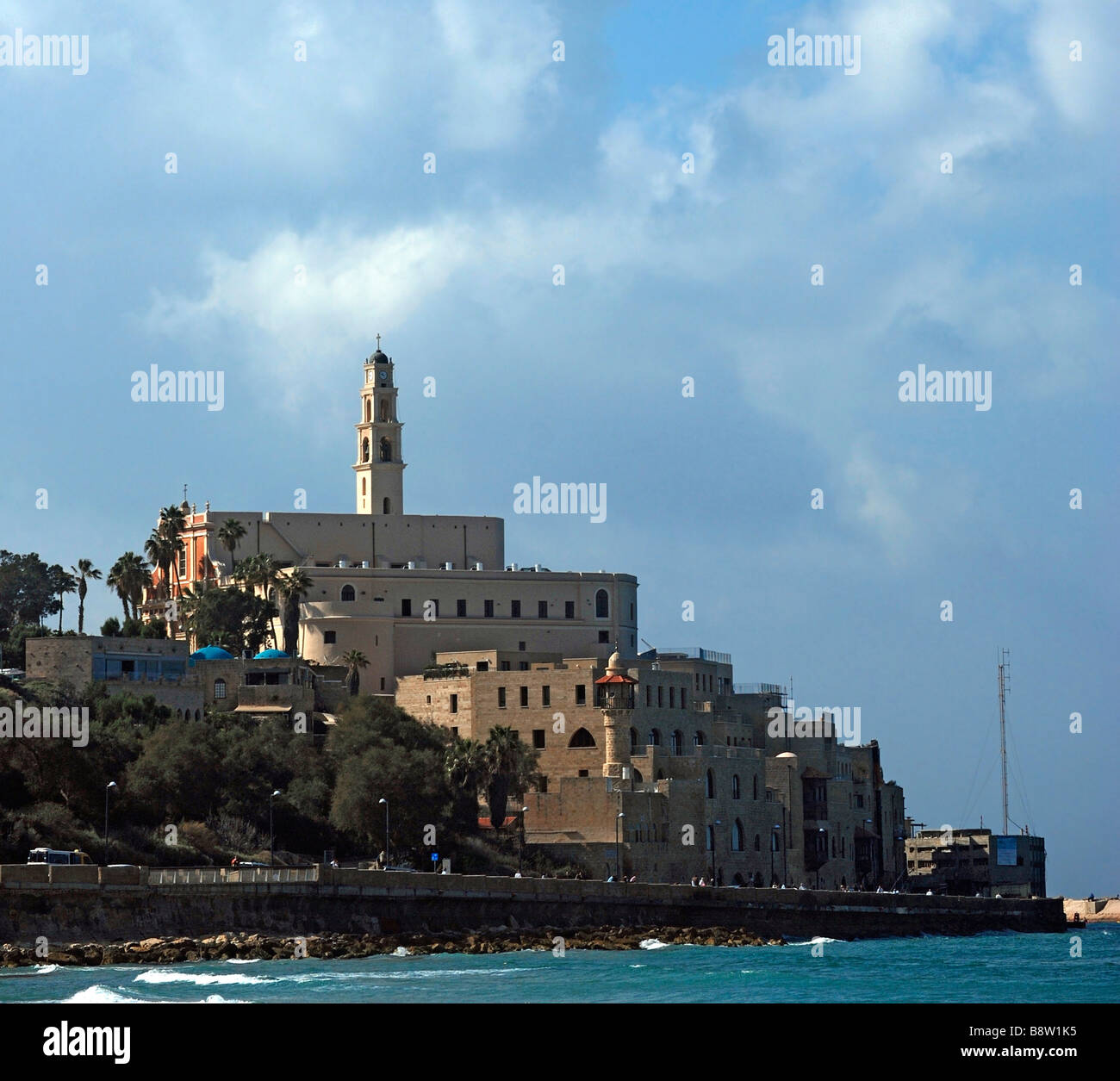 Israel Jaffa as seen from the North the old port can be seen on the ...