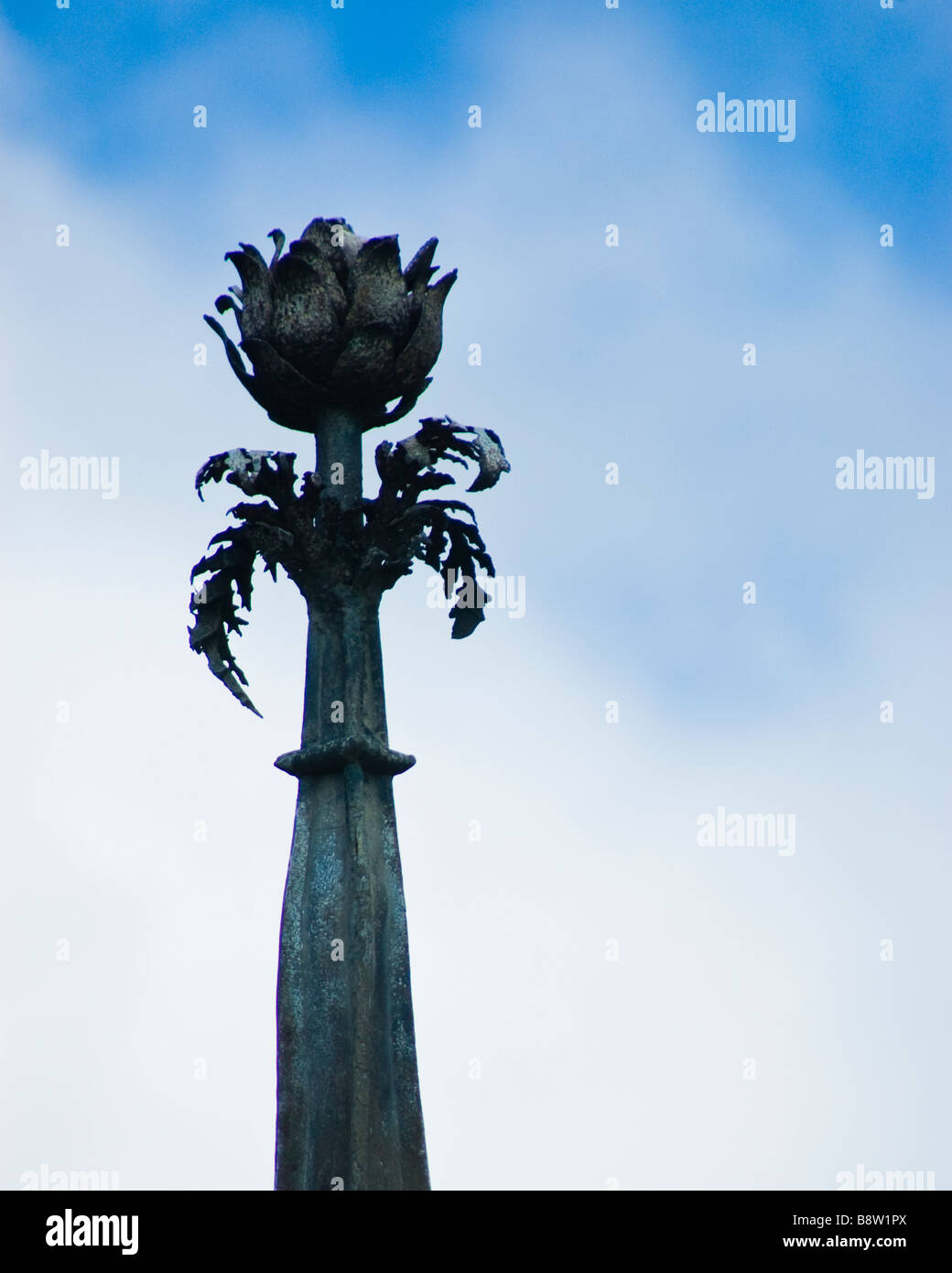 Ornate Spire on top of roof turret at Mont San Michel Stock Photo - Alamy