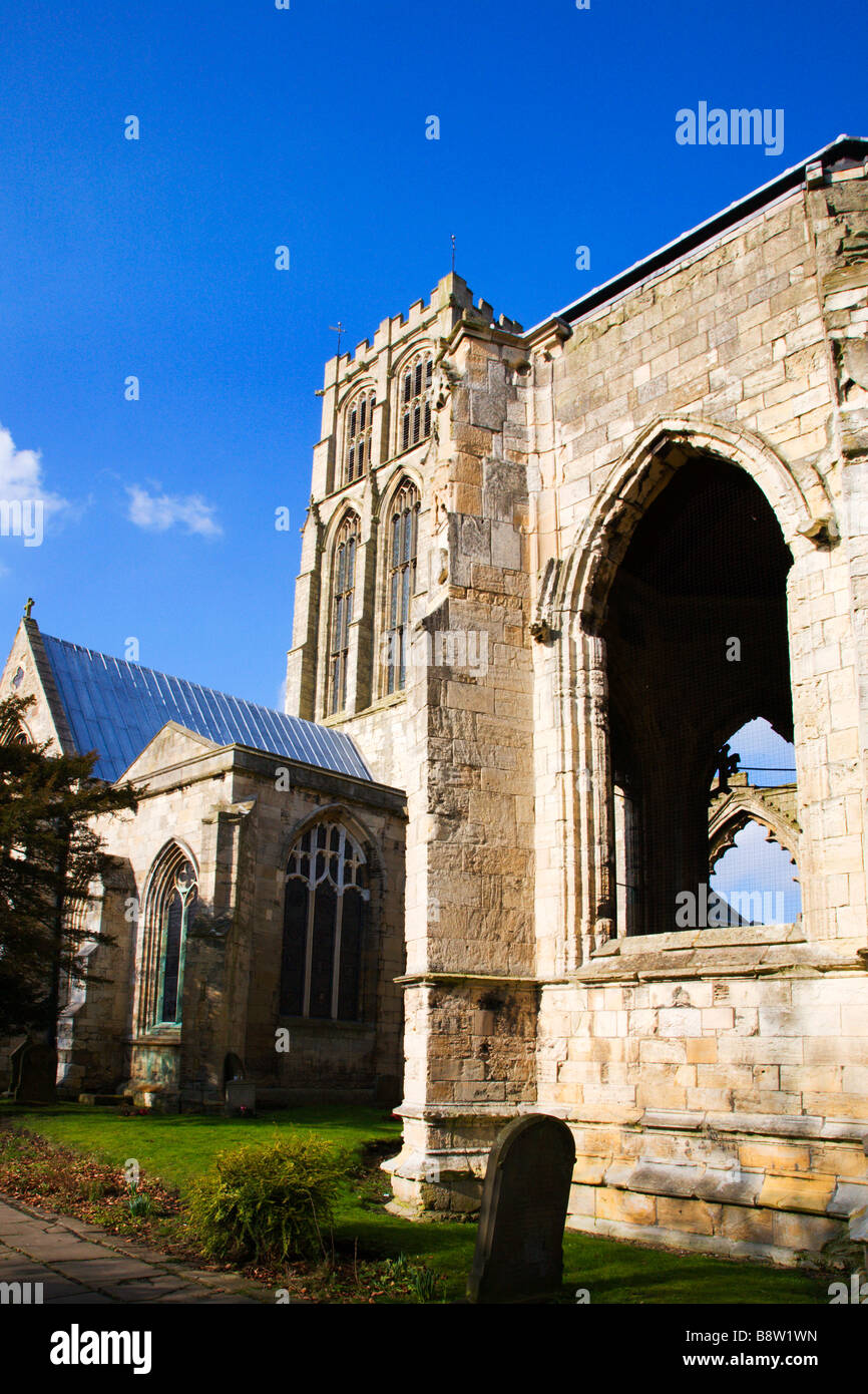 The Part Ruined Howden Minster Howden East Riding of Yorkshire England ...