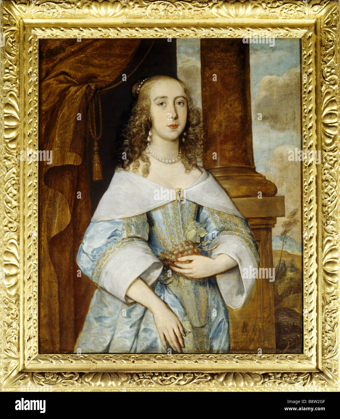 Seventeenth century lady pearls hi-res stock photography and images - Alamy