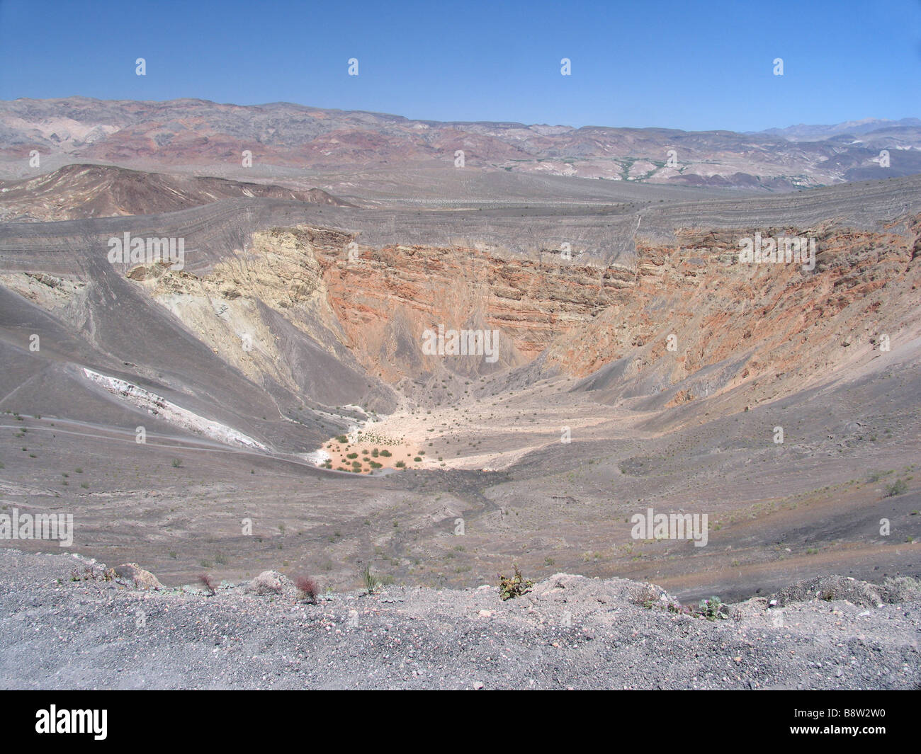 Ubehebe Crater, Death Valley National Park, California, USA Stock Photo ...