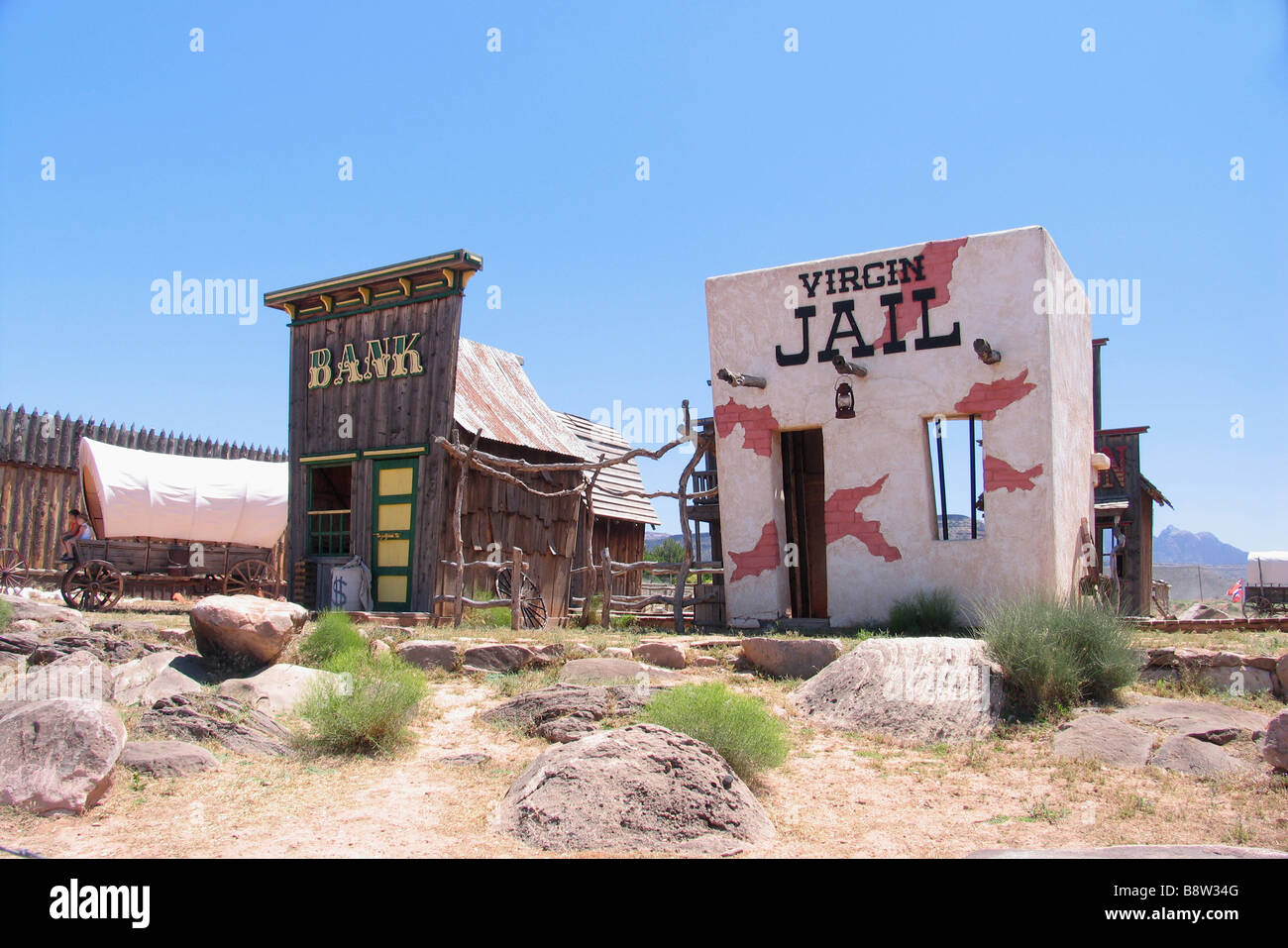 Fort Zion, Virgin Trading Post, Utah, USA Stock Photo - Alamy