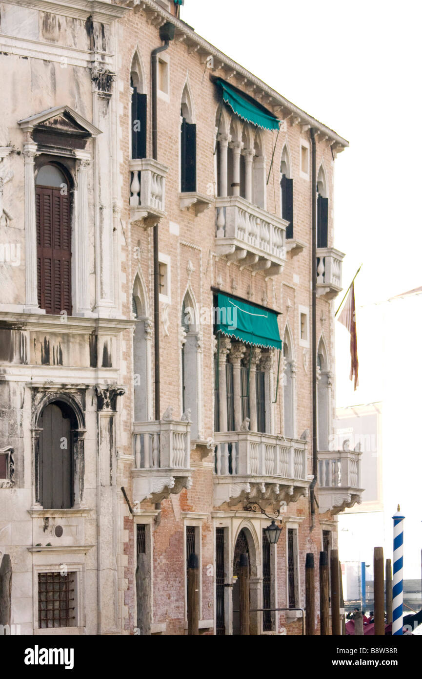 Balcony with arched .windows vence Italy Horizontal view 90417-Venice ...