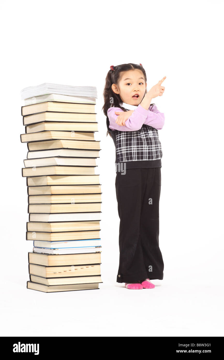 Young Child in Study Stock Photo - Alamy