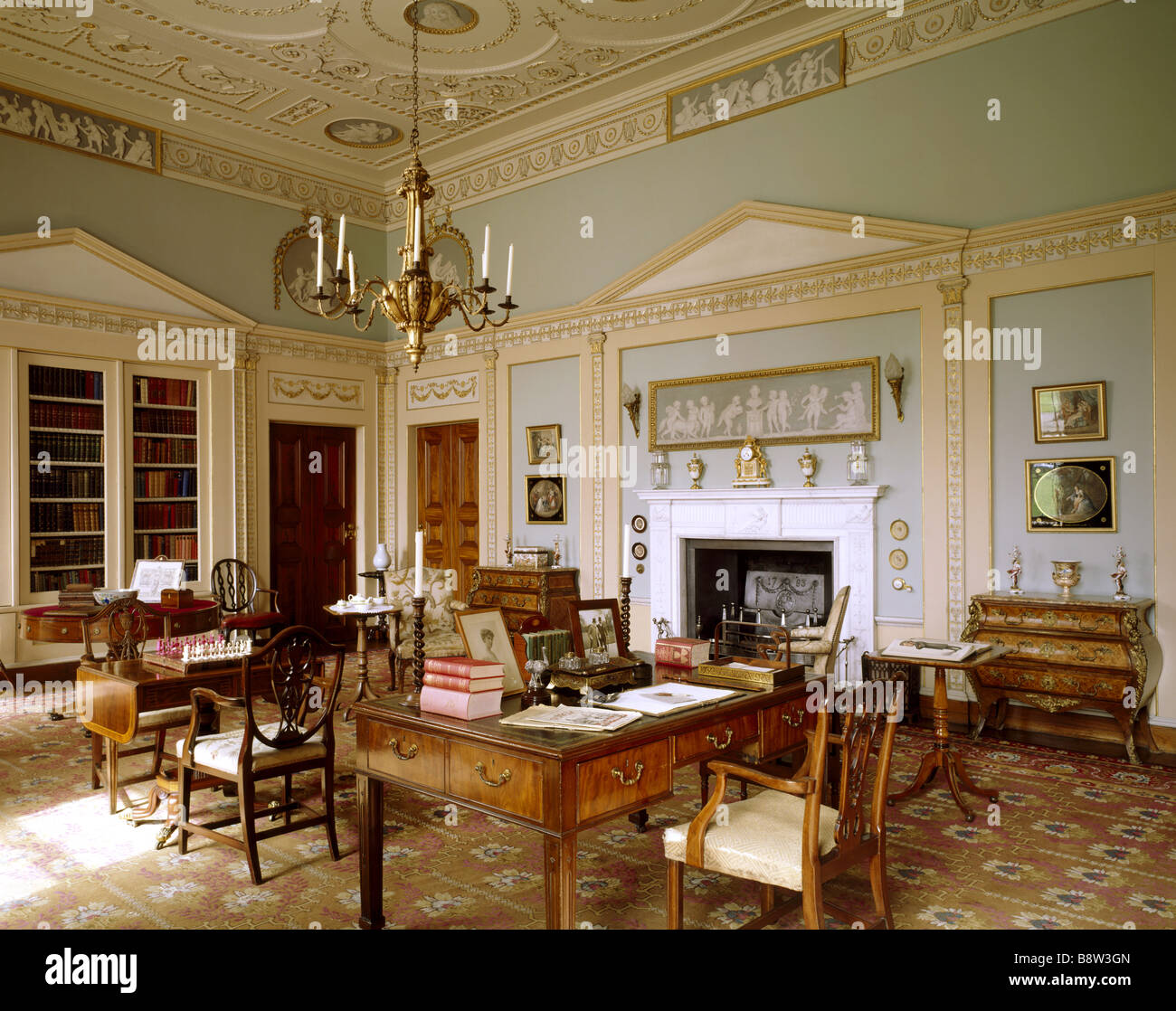 Berrington hall interior hi-res stock photography and images - Alamy