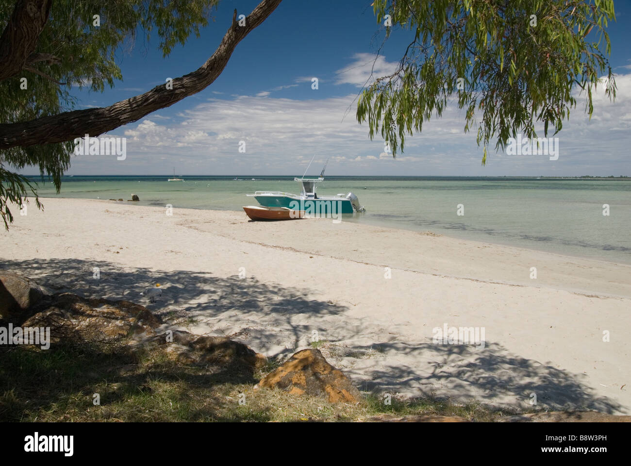 Beach and boats, Dunsborough, Western Australia Stock Photo - Alamy