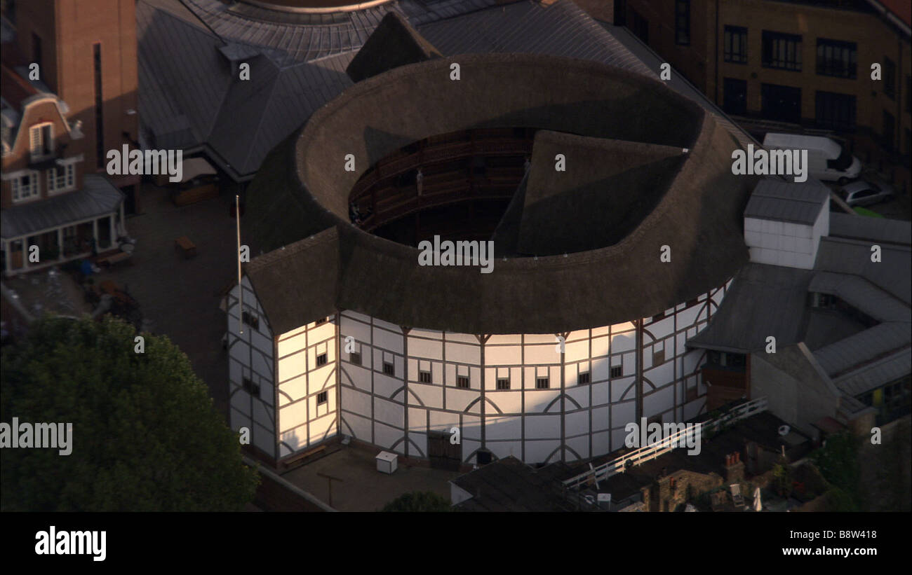 Aerial view of globe theatre hi-res stock photography and images - Alamy