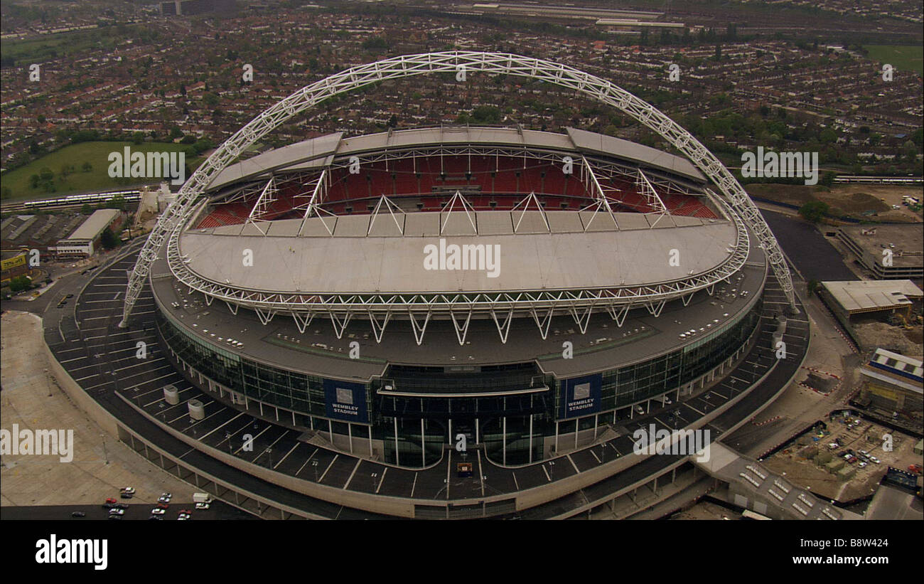 An aerial view of wembley stadium hi-res stock photography and images ...