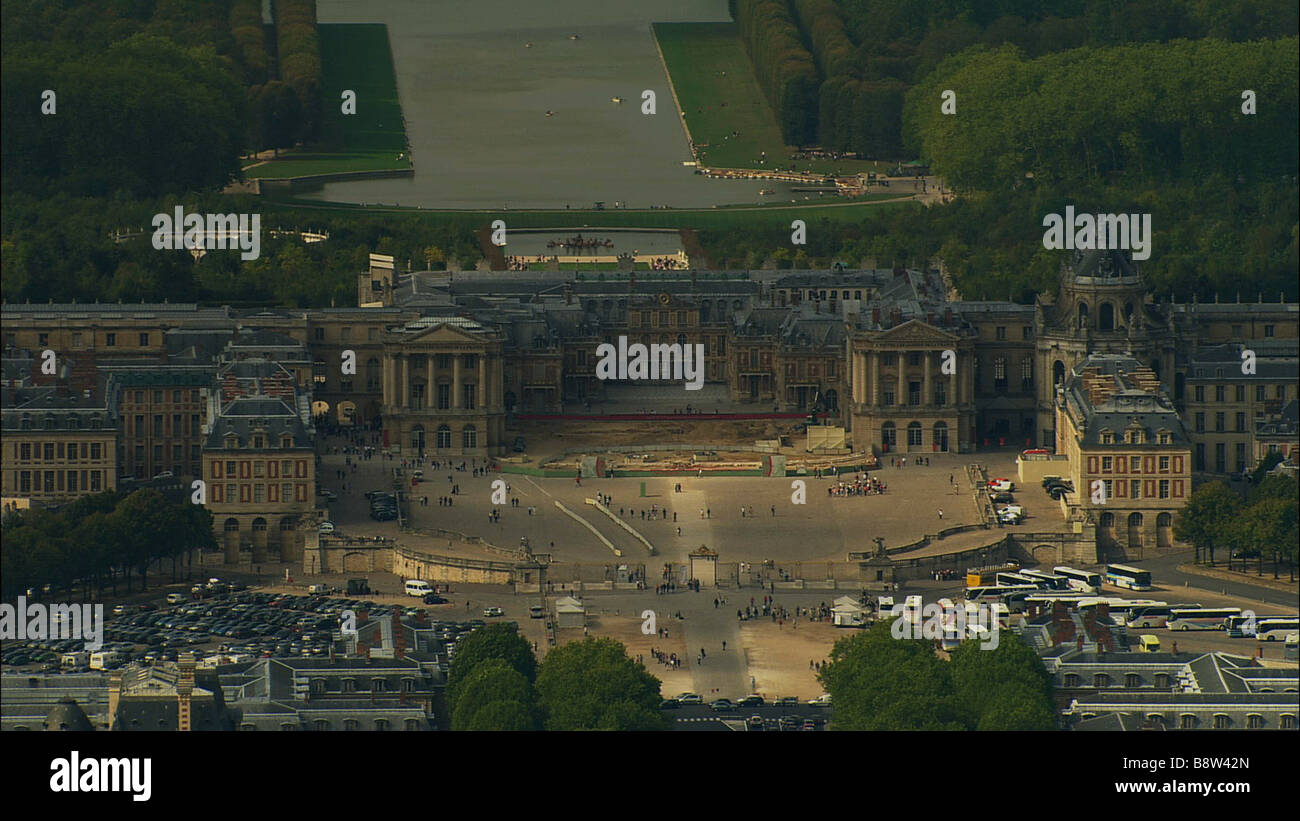 Versailles Aerial View Stock Photos & Versailles Aerial View Stock ...