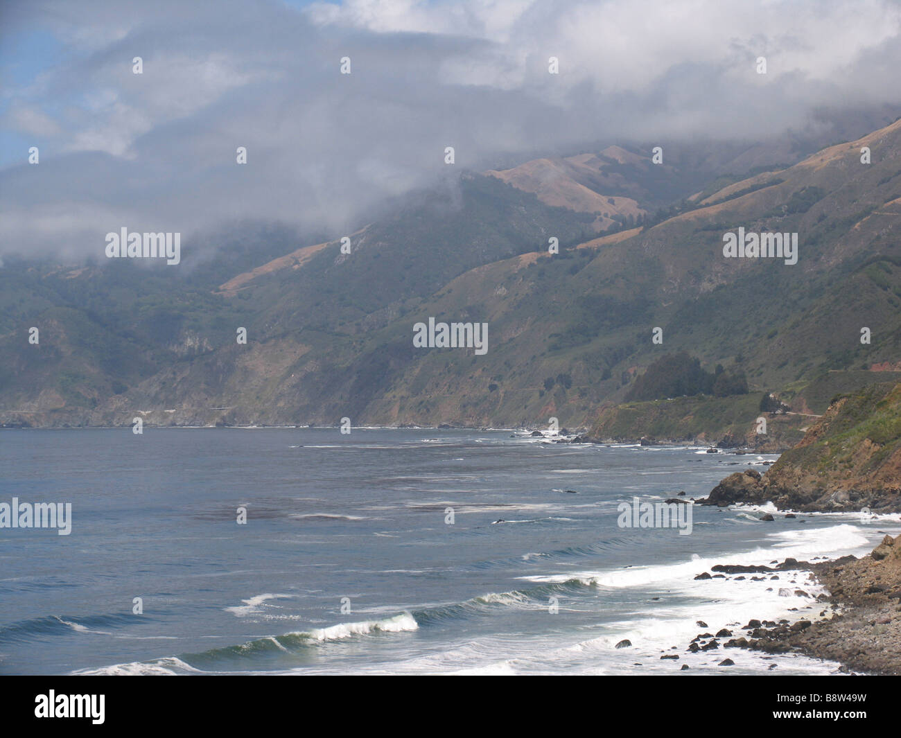 View from Highway One, Big Sur Area, California, USA Stock Photo - Alamy