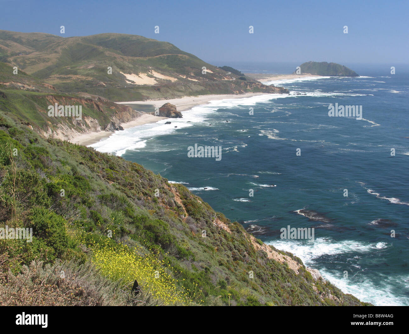 View from Highway One, Big Sur Area, California, USA Stock Photo - Alamy