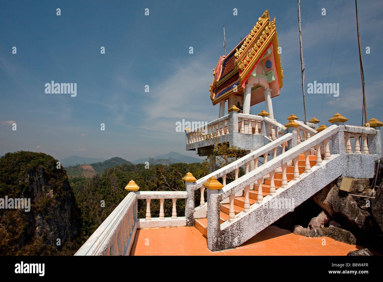 Tiger Cave Temple: Uphill View Stock Photo - Alamy