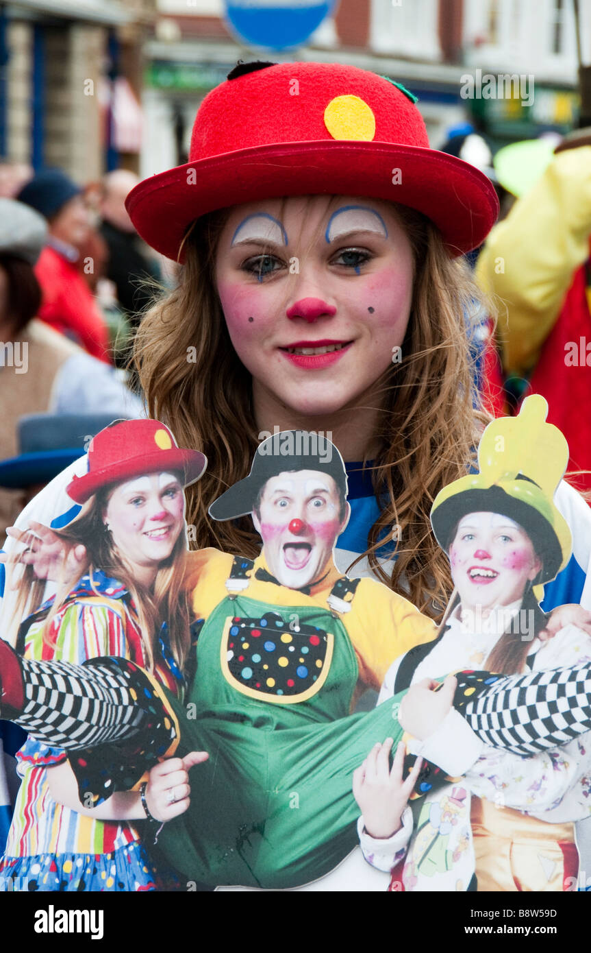 Clown s at the International Bognor Clown Festival in Bognor Regis ...