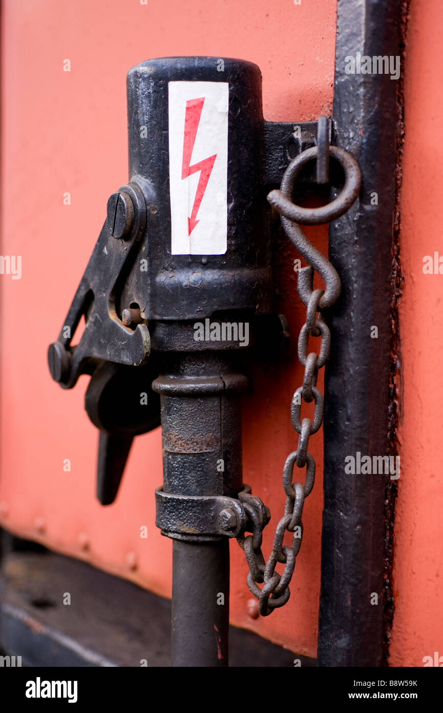 Old train coupling hi-res stock photography and images - Alamy