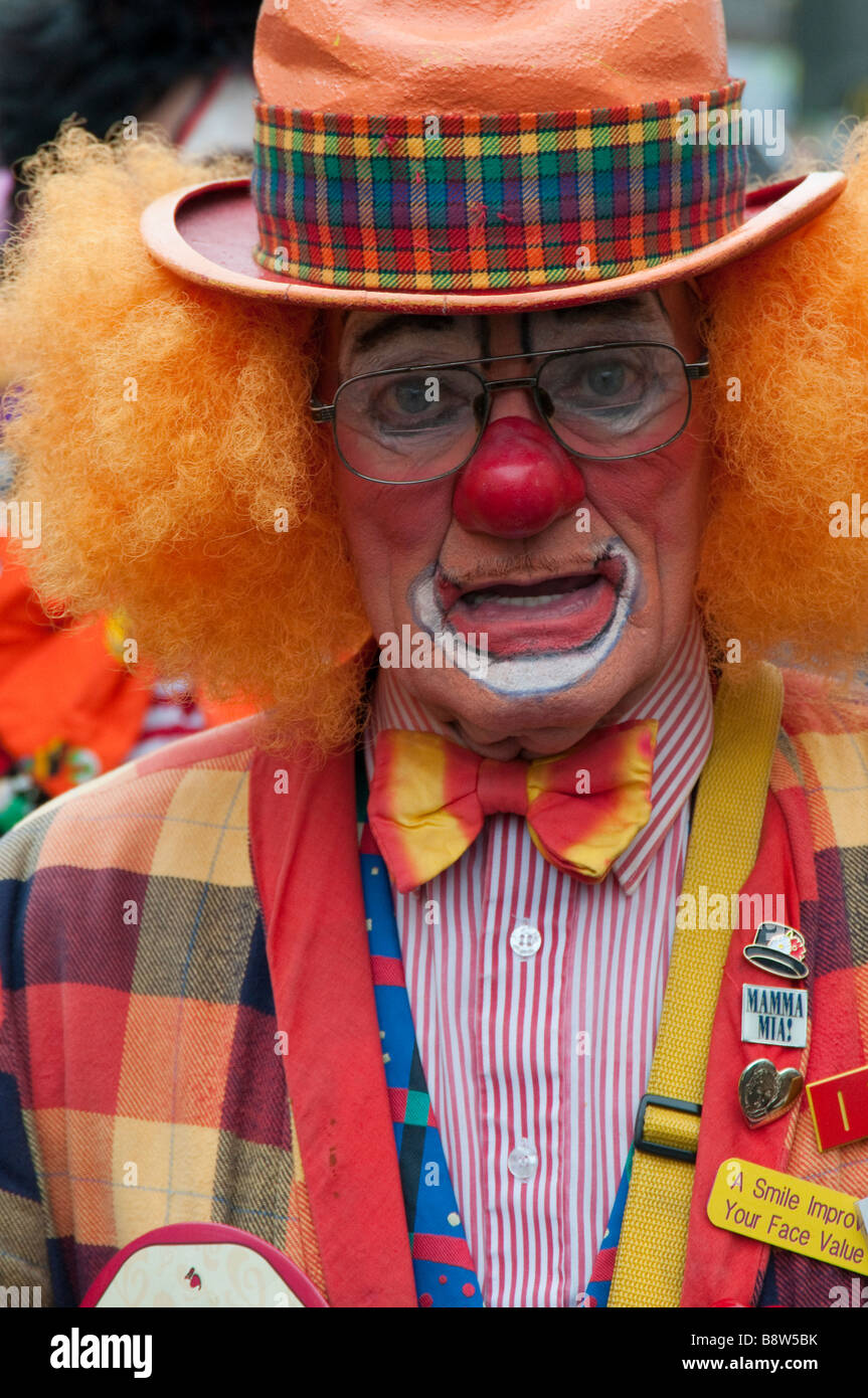 Clown s at the International Bognor Clown Festival in Bognor Regis ...