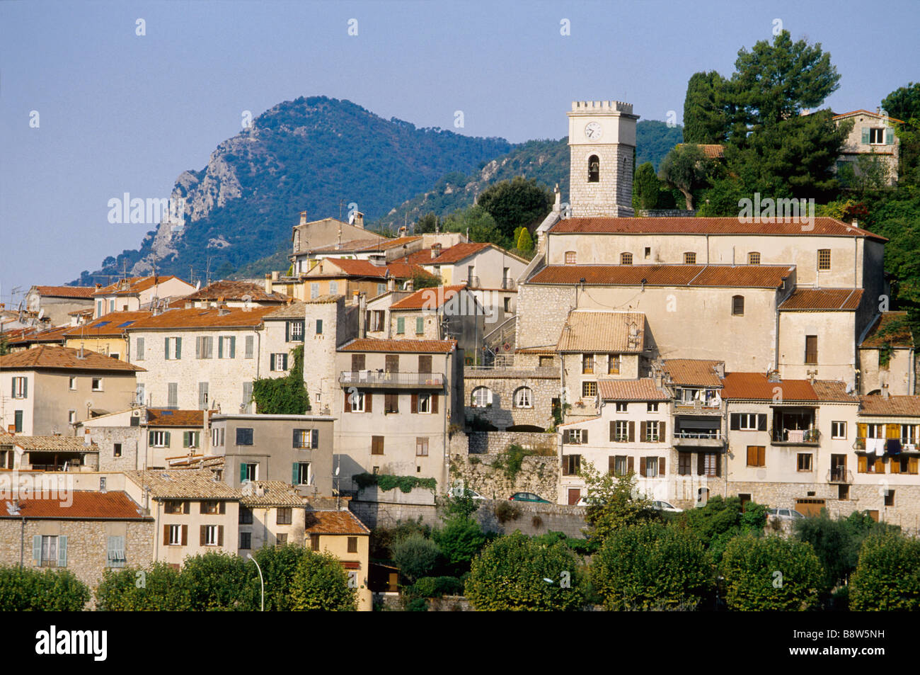 Picturesque village of Levens few miles away from Nice and the ...
