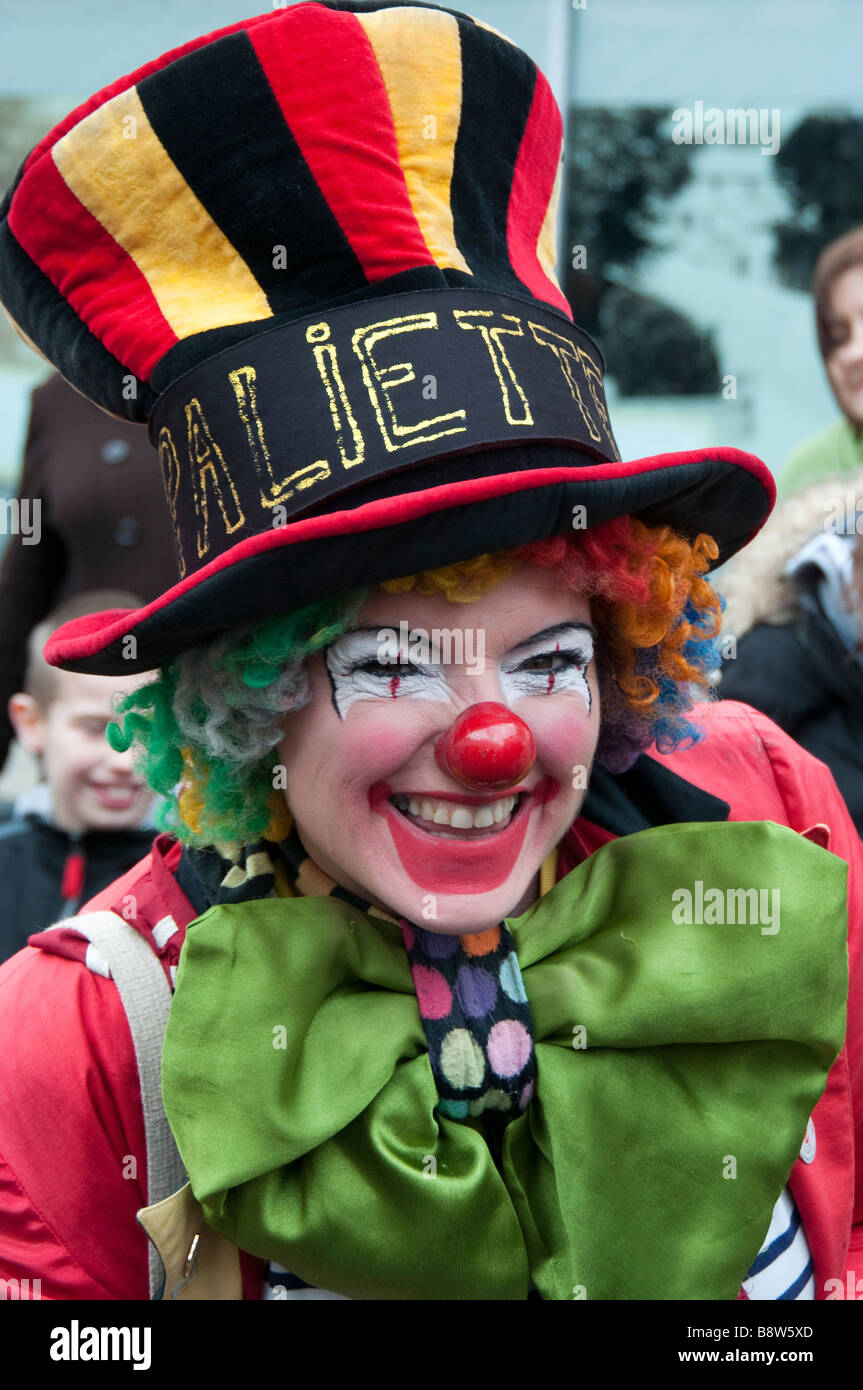 Clown s at the International Bognor Clown Festival in Bognor Regis ...
